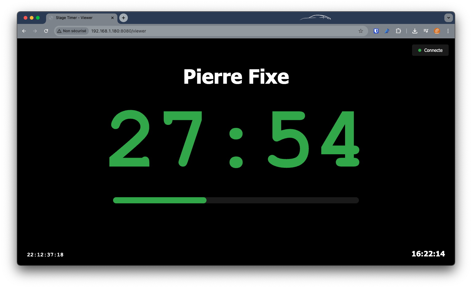 Documentation Stage Timer - Guide Complet | AudioPuls